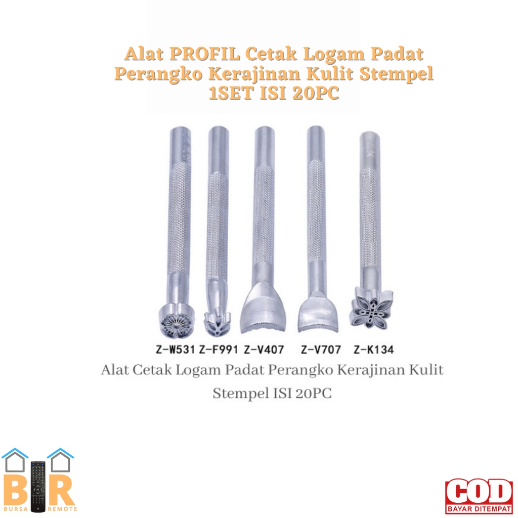 Jual Alat PROFIL Cetak Logam Padat Perangko Kerajinan Kulit Stempel ...