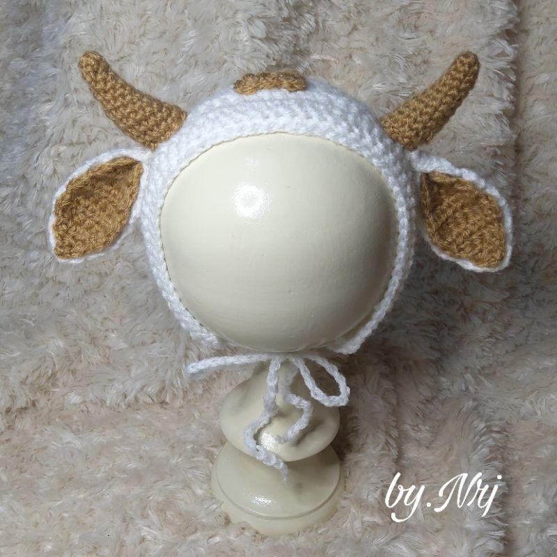 Jual TOPI SAPI / TOPI RAJUT BAYI / PROPERTI RAJUT / BABY PHOTOSHOOT ...