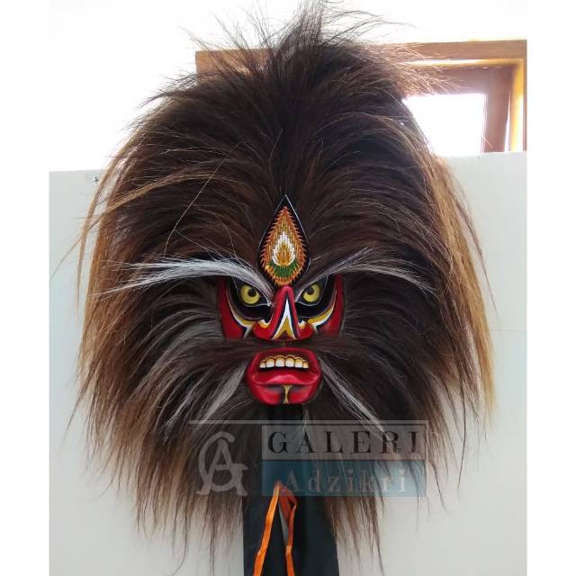 Jual Topeng bujang ganong terbaru rambut full kuda | Shopee Indonesia