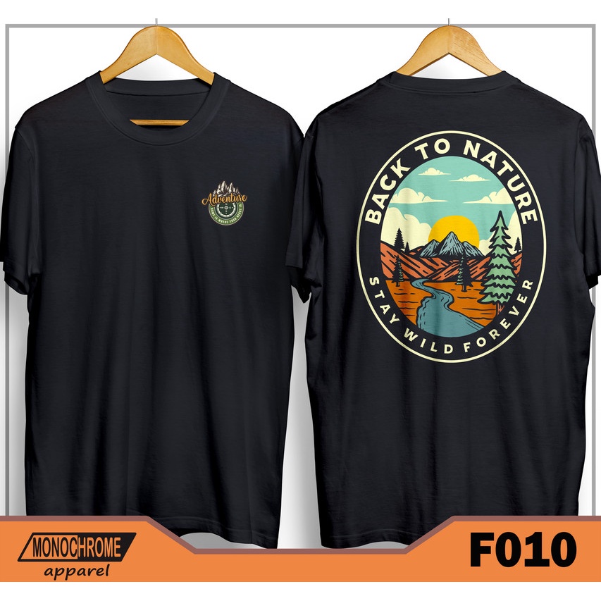 Jual F010 Kaos Baju Adventure Pendaki Gunung Petualang Hiking Distro Pria | Shopee Indonesia