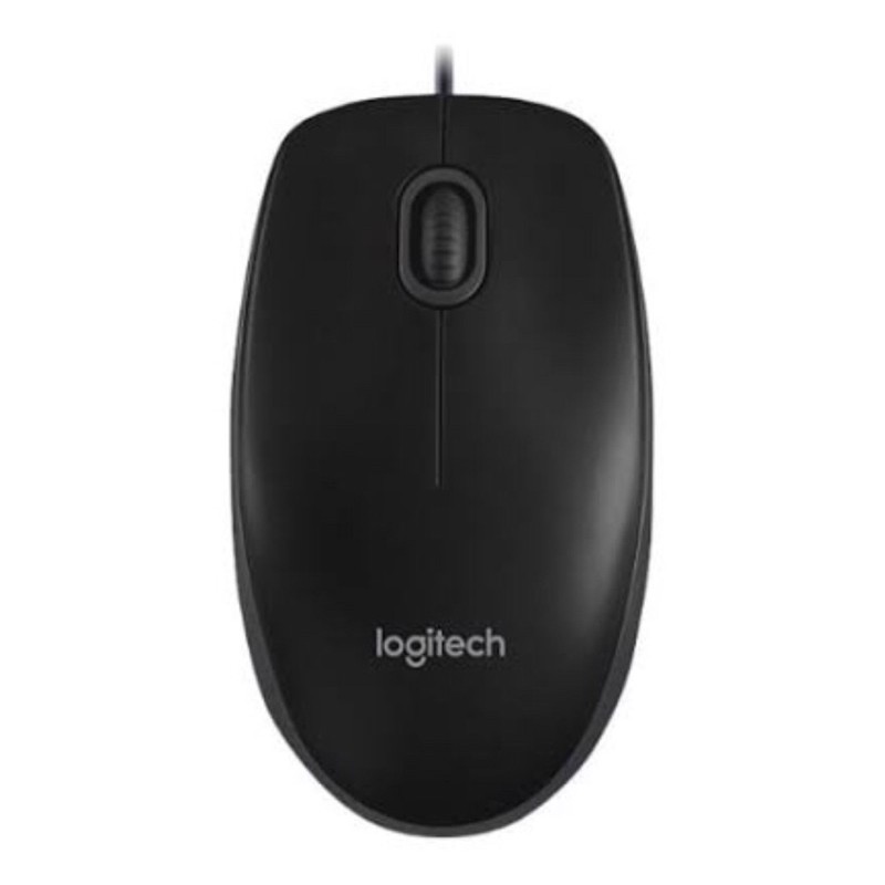 Jual LOGITECH MOUSE B 100 FULL SIZE CORDED | Shopee Indonesia
