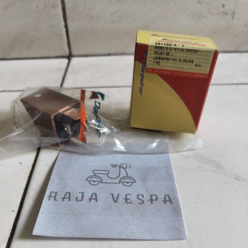 Jual Relay Riley Dinamo Stater Vespa Matic / Remote Control Switch ...