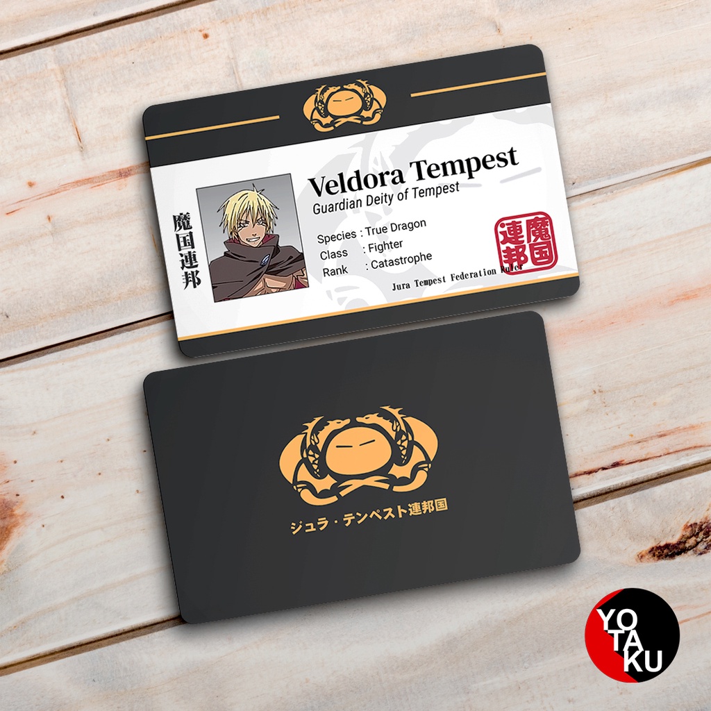 Jual Kartu ID Card Anime Tensura Tensei Shitara Slime Bisa Custom Nama ...