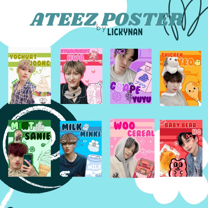 Jual ateez poster set | Shopee Indonesia
