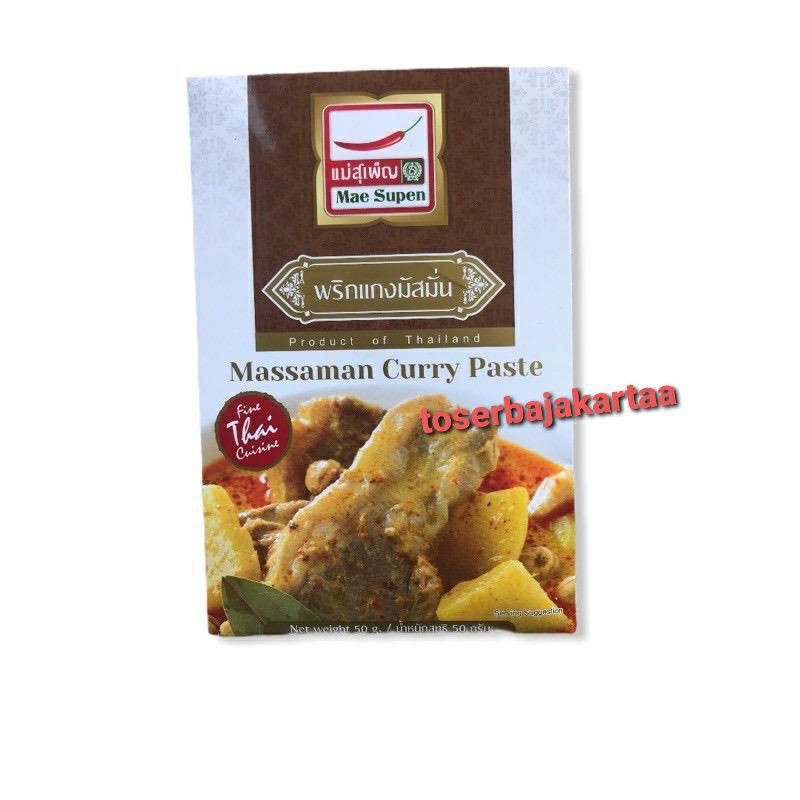 Jual Mae Supen Masaman Curry Paste (Sachet) | Shopee Indonesia