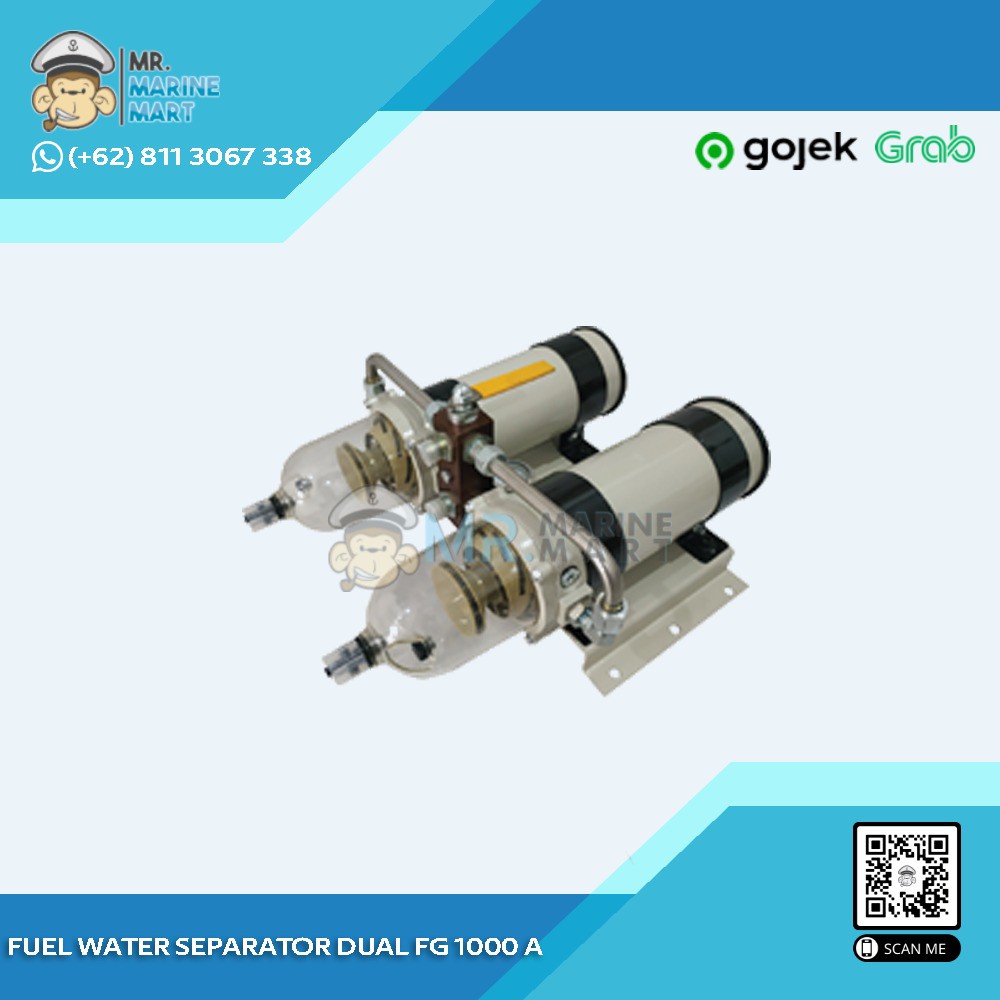 Jual Water separator Racor FG1000 Dual Diesel Fuel filter FH1000 China ...