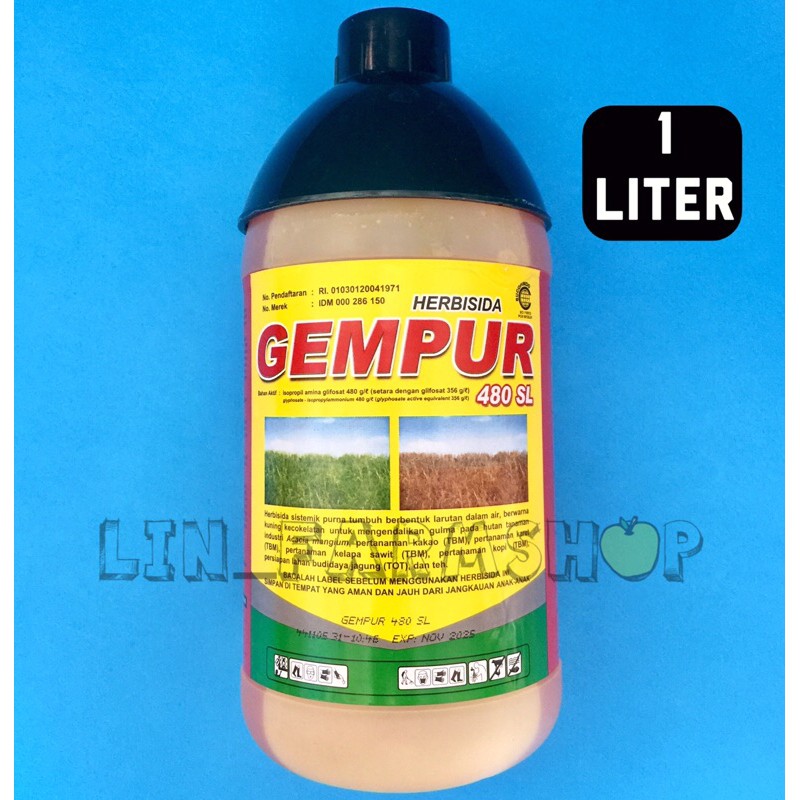 Jual GEMPUR 480 SL 1 LITER HERBISIDA / GEMPUR 1LITER | Shopee Indonesia