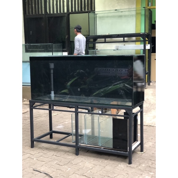 Jual RAK AQUARIUM BESI HOLO 4x4 UKURAN 150x50x TINGGI 70cm | Shopee ...