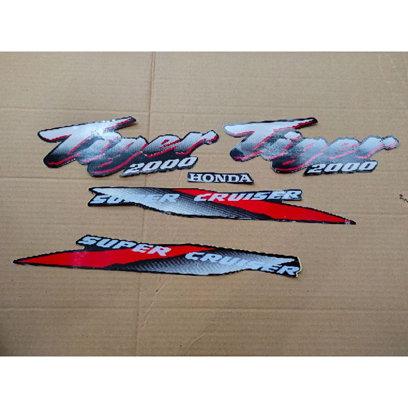Jual stiker striping body tiger lama tiger lawas tilas HITAM | Shopee ...