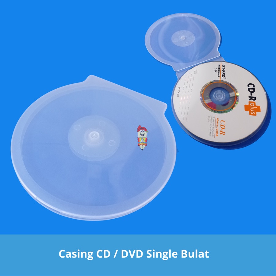 Jual Casing CD single / Kotak VCD slim Mika / Tempat DVD / CD case DVD ...