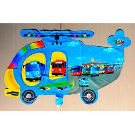 Jual 4 BIJI Balon Foil HELI HELIKOPTER Warna – Mainan Balon Parasit ...