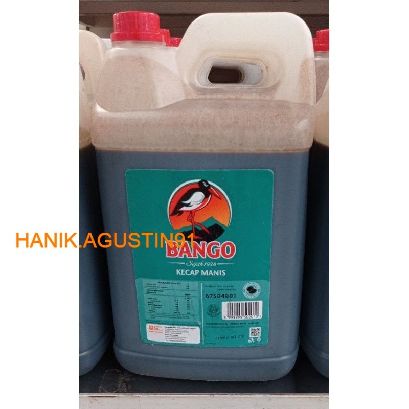 Jual Bango Kecap Manis 6,2 kg Kecap bango Jerigen 6,2 kg | Shopee Indonesia