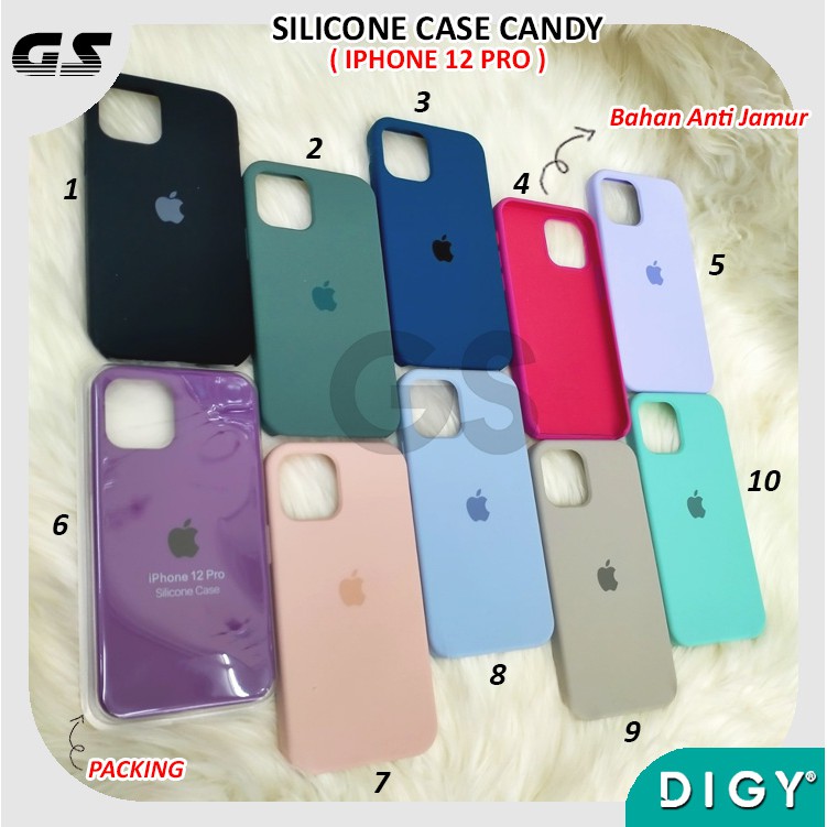 Jual Premium Silicon Candy Soft Case Color Iphone IP 12 PRO IP 12 PRO ...