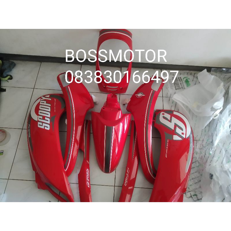 Jual Cover body set scoopy fi 2013 2014 2015 2016 set body scoopy fi ...