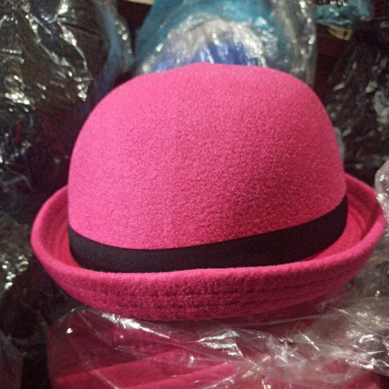 Jual TOPI CHAPLIN / BOWLER HAT DEWASA | Shopee Indonesia