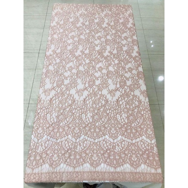 Jual Brokat Panel Heavy Cotton/Brokat Katun 8246 (Flower Pattern ...