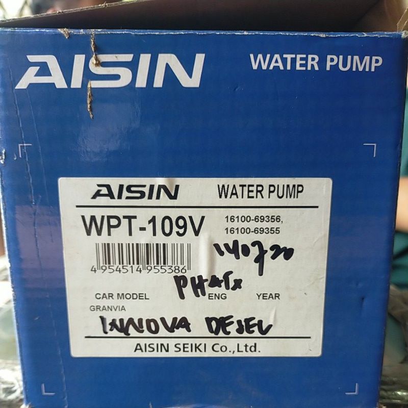 Jual Water pump INNOVA DIESEL ORIGINAL AISIN | Shopee Indonesia