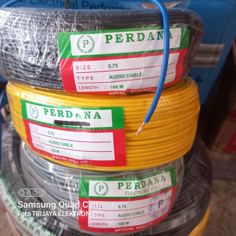 Jual Kabel Serabut NYAF 0.75 Kabel Rakit Pulung / Perdana 0,75mm Per 1 ...