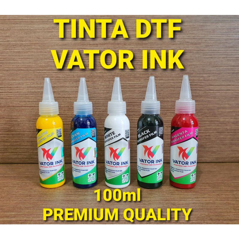 Jual Tinta DTF Vator Ink 100ml Tinta Transfer Pet Film DTF Sablon DTF ... Jual Tinta DTF Vator Ink 100ml Tinta Transfer Pet Film DTF Sablon DTF ...