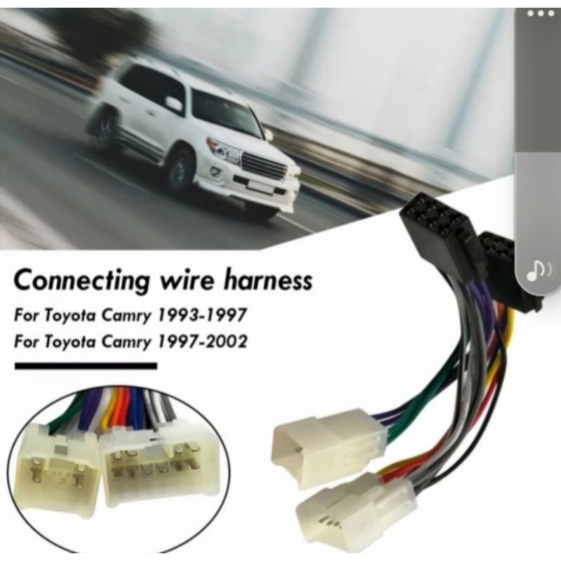 Jual Kabel Soket Head Unit ISO ke Toyota Daihatsu untuk Memasang Head ...