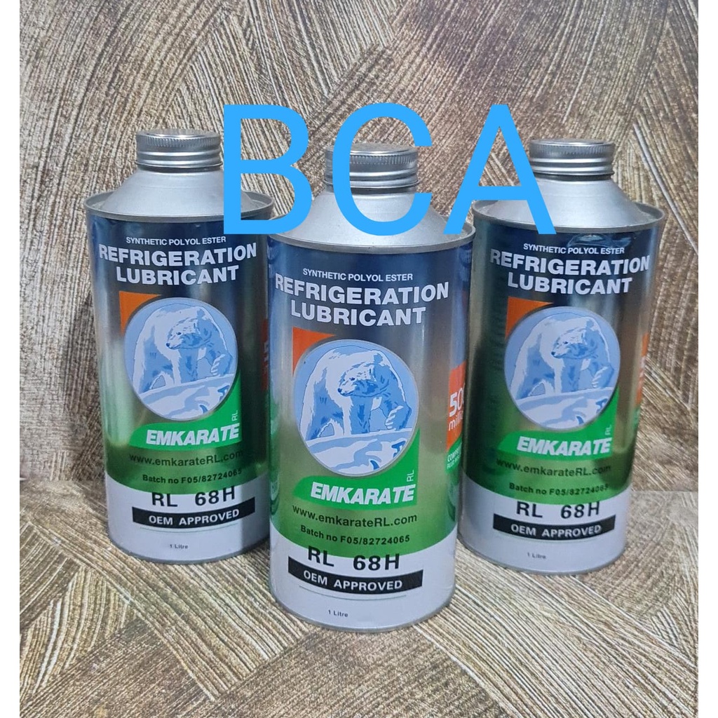 Jual OLI COMPRESSOR KOMPRESOR AC Mobil Beruang Emkarate 1 Liter ...