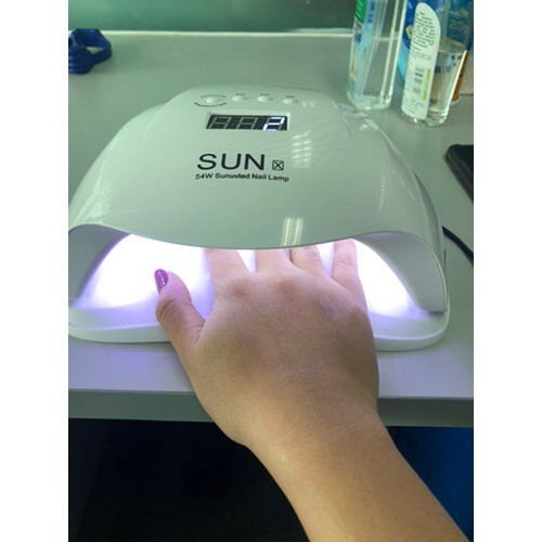 Jual M1 Pengering Kutek Kuku Gel 180w 54w LCD Display LED Sinar UV Nail ...
