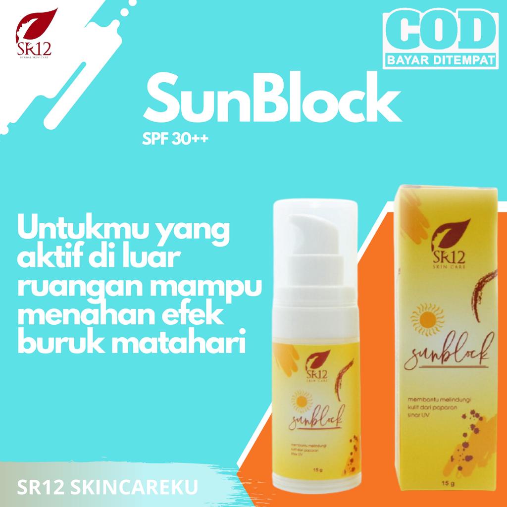 Jual SR12 Sunblock Anti Belang Sunscreen SPF 30++ Melindungi Kulit dari ...