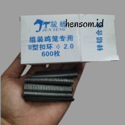 Jual HS M-Ring Isi Staples Tang Pengikat Kandang Galvanis Ayam Puyuh ...