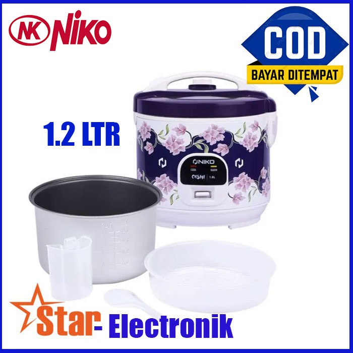 Jual Rice Cooker 1,2 Liter NIKO OISHI BATIK Memasak Menghangatkan ...