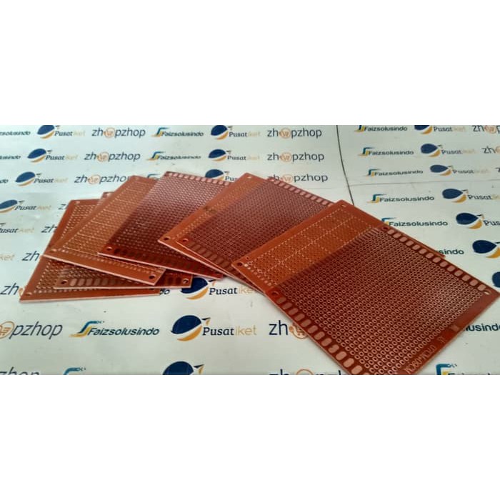 Jual PCB Lubang 7x9cm Universal Fiber Matrix Circuit Board Bakelite ...