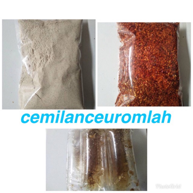 Jual Bumbu bacil baso aci ( 3 macam) 1000gr minyak rempah asin pedas ...