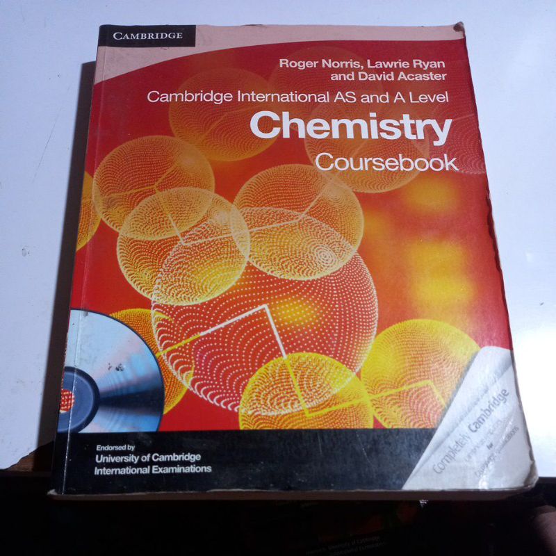 Jual Cambridge International AS and A Level Chemistry Coursebook + CD ...