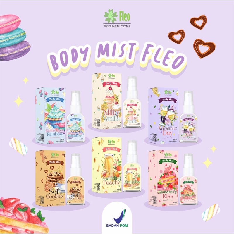 Jual ready Fleo body mist 30 ml parfum spray / wewangian [FLEO BODY ...