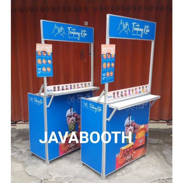 Jual Booth Portable / Gerobak Lipat / Pakai Meja Display (Alumunium ...