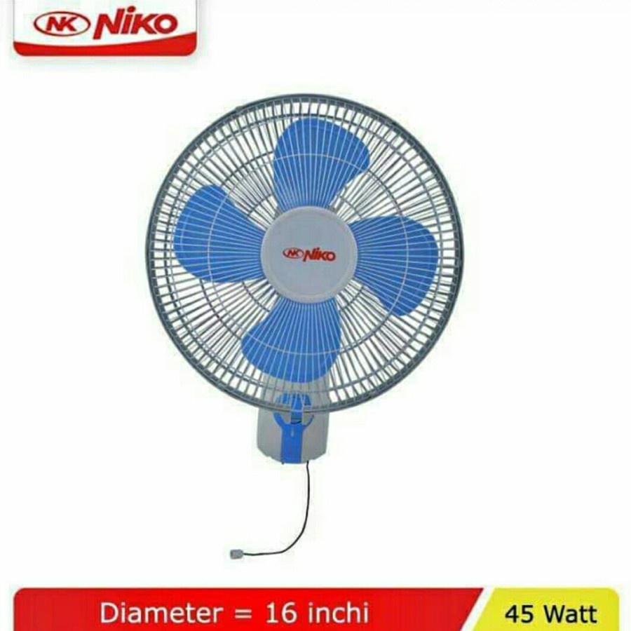 Jual NIKO Kipas Angin Dinding 16 Inch / Wall Fan NK-W16 16" NKW 16 L ...