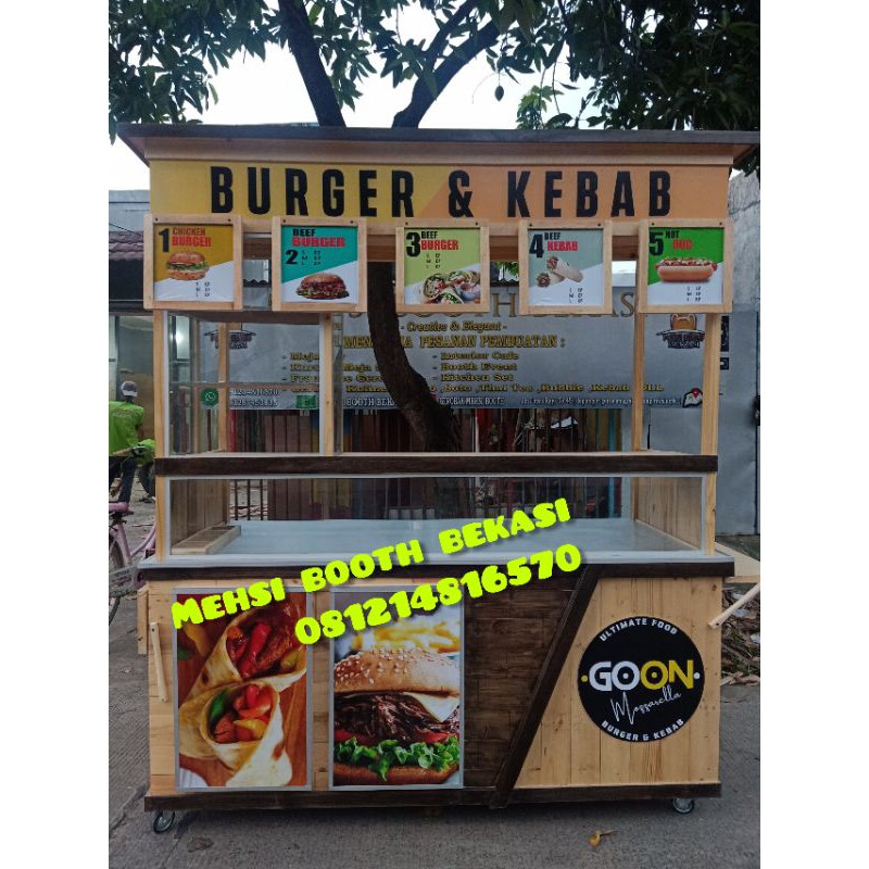 Jual Gerobak burger , roti bakar , kebab, dll kekinian | Shopee Indonesia