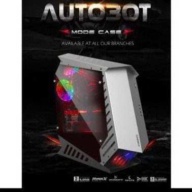 Jual GAMEMAX AUTOBOT FULL ALUMINIUM & TEMPERED GLASS MID TOWER CASE ...