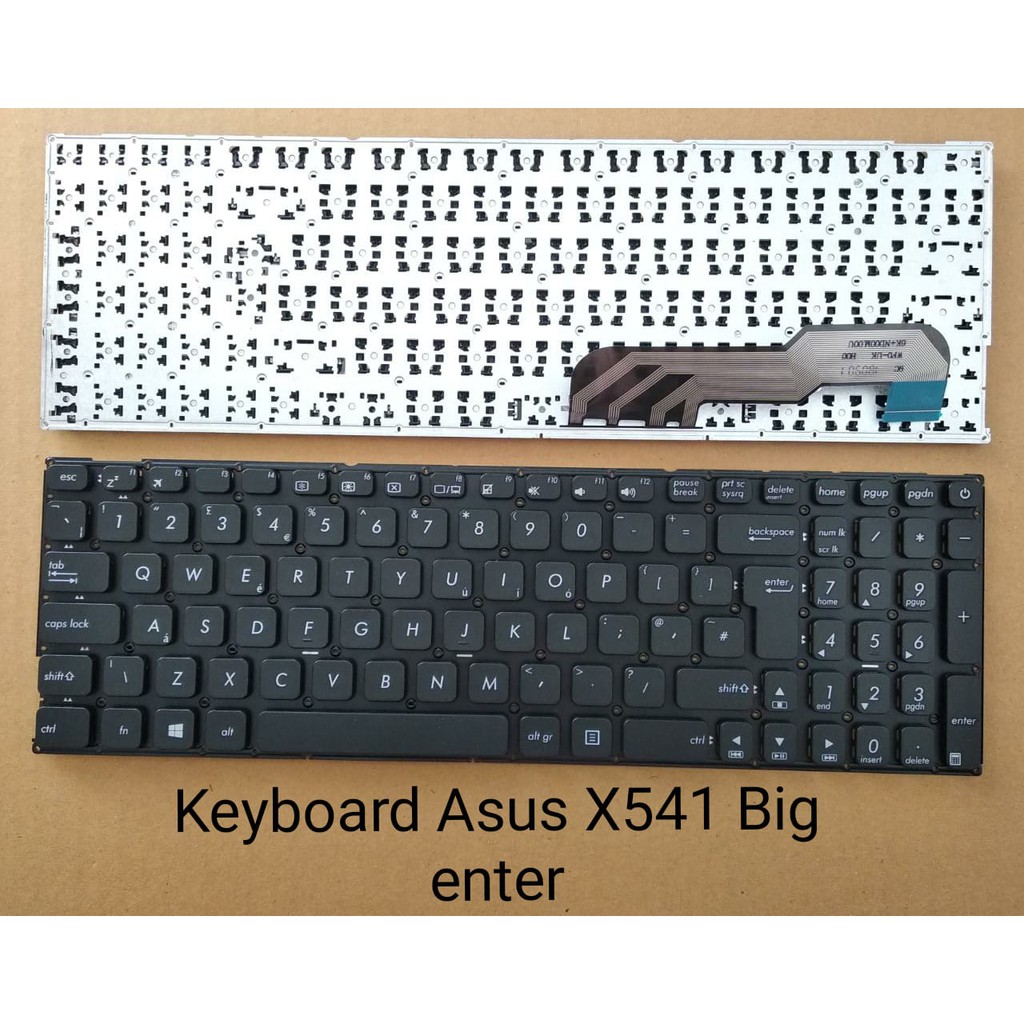 Jual Keyboard asus x541 big enter | Shopee Indonesia