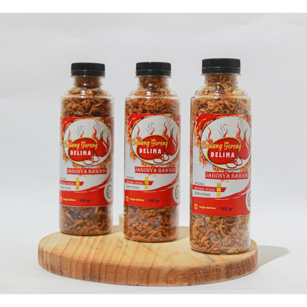 Jual Bawang Goreng Delima Banyak Rasa ORIGINAL, ORIGINAL PEDAS & TERASI ...
