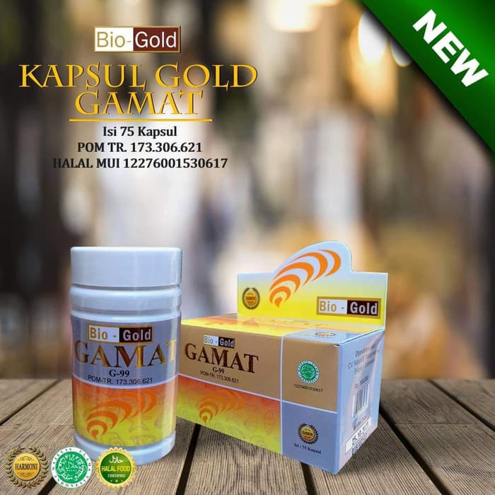 Jual Ekstrak Gamat Emas (Gold Gamat) Harmoni 75 kapsul BPOM Asli ...