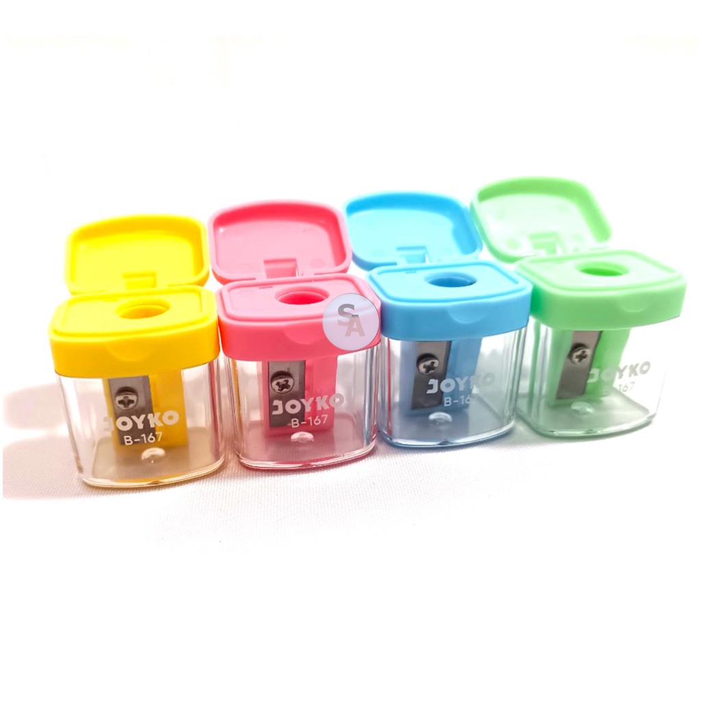Jual JOYKO - Rautan Pensil Sharpener B-167 Warna Pastel - Pcs | Shopee ...