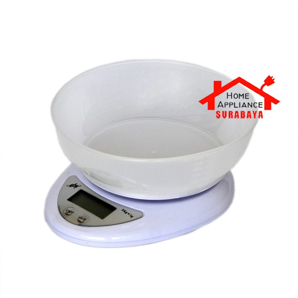 Jual Timbangan Digital Mangkok - Timbangan Kue Dapur Serbaguna 5 KG GSF G-4405 / G 4405 | Shopee ...