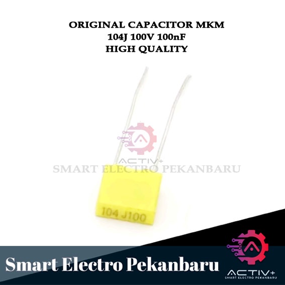 Jual ORIGINAL MKM 104 100V 100nF CAPACITOR KAPASITOR MKM 104 104J 100V KAPASITOR KERAMIK 104J ...