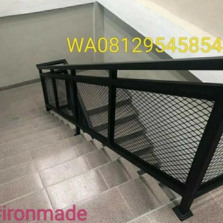 Jual Tangga Lipat Railing Tangga Minimalis Modern Ram Expanda | Shopee ...