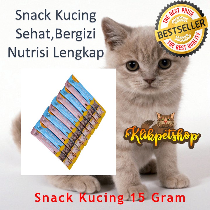 Jual Snack Kucing Liebao Strip Creamy 15 gram Nutrisi Lengkap ...