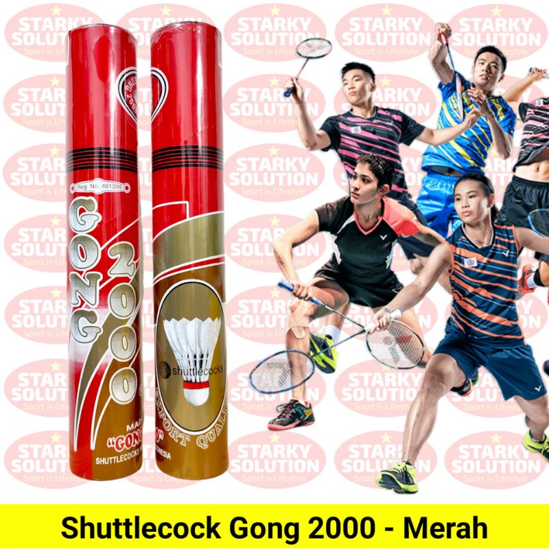 Jual Shuttlecock Kok Gong 2000 Merah Bulutangkis Badminton | Shopee ...