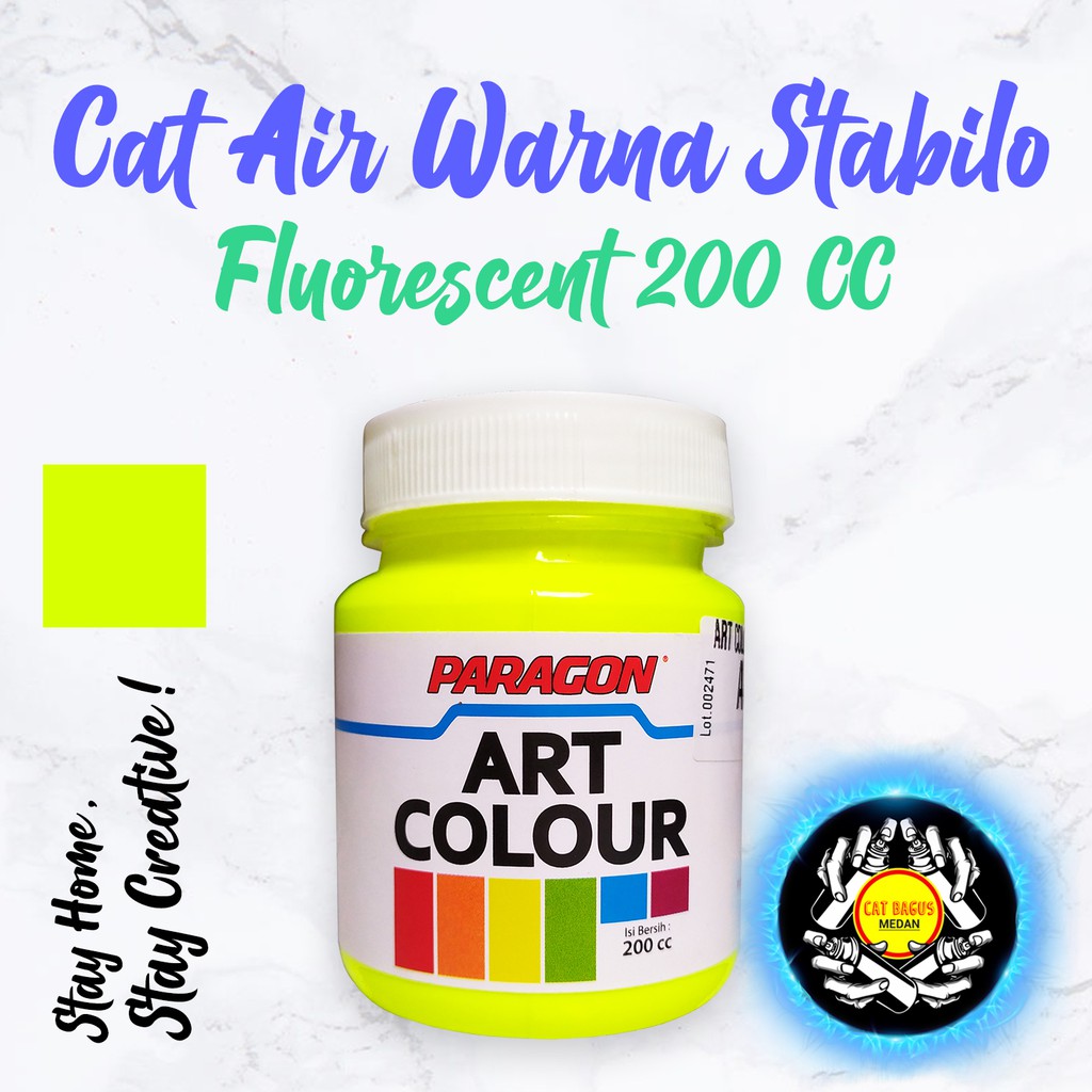 Jual CAT AIR KUNING STABILO CAT STYROFOAM FLUORESCENT PARAGON ART ...