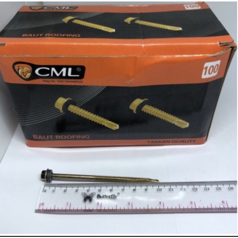 Jual Baut Roofing / Skrup Roofing "CAMEL" 100mm, 10cm (250 pcs) / Baut ...