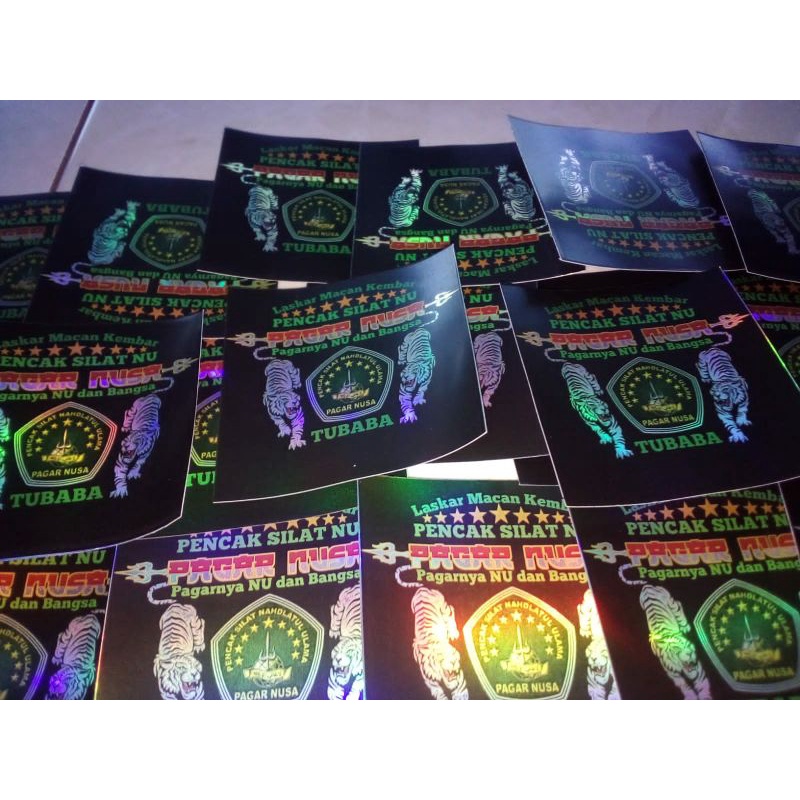 Jual sticker pagar nusa hologram printting | Shopee Indonesia