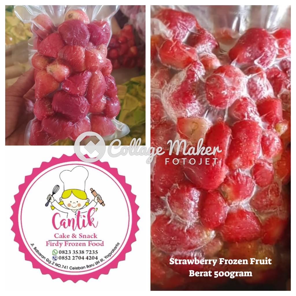 Jual STRAWBERRY FROZEN FRUIT (Buah Beku) | Shopee Indonesia